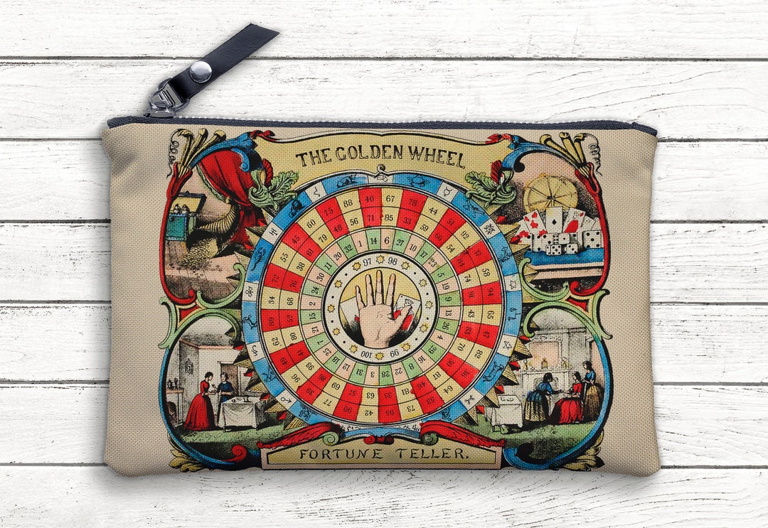 Tarot Pouch Fortune Zippered Bag Money Pouch Zipper Bag for Cash Gothic ...