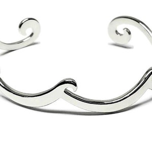 WAVE BRACELET 925 Sterling Silver. Made on Cape Cod. Bracelet | Etsy