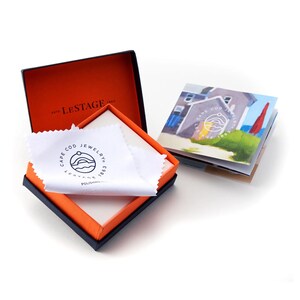 Authentic Cape Cod Hoop Earrings Made by Lestage - Sterling Silver With ...