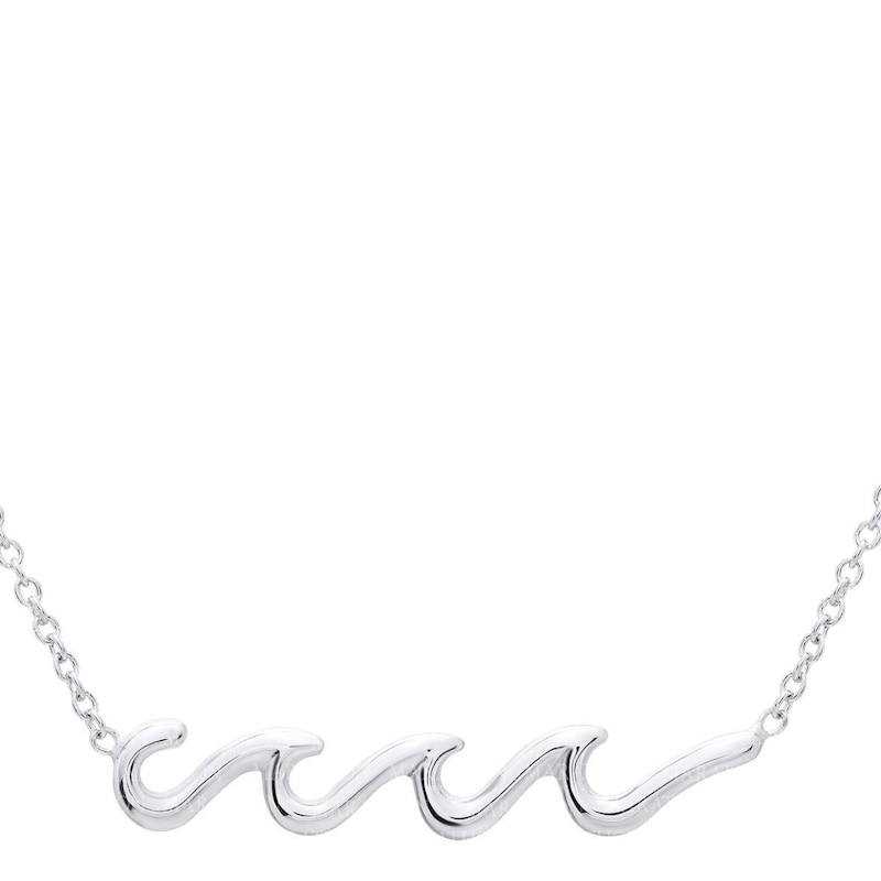 Wave Necklace - Etsy