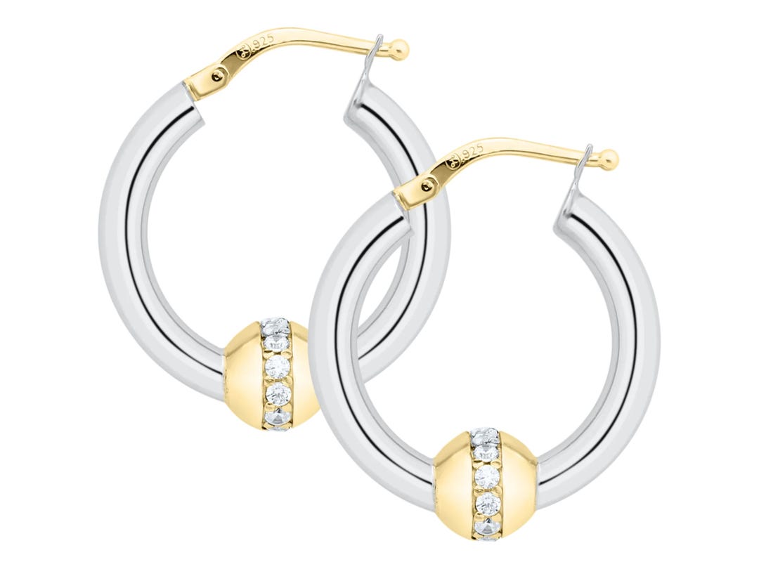 Authentic Cape Cod Hoop Earrings Made by Lestage - Sterling Silver With ...