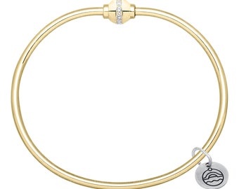 Made on Cape Cod. Bracelet With Nautical Knot 14k Gold Ball & - Etsy