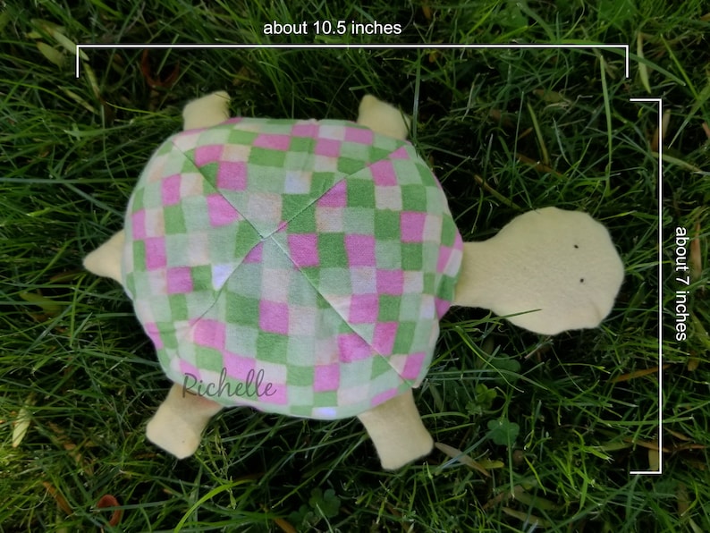 Turtle Sewing Pattern PDF digital download Easy Sew Projects | Etsy