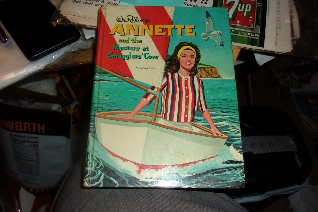 Hard Cover Walt Disney Book "annette and the Mystery at Smuggler's Cove ...