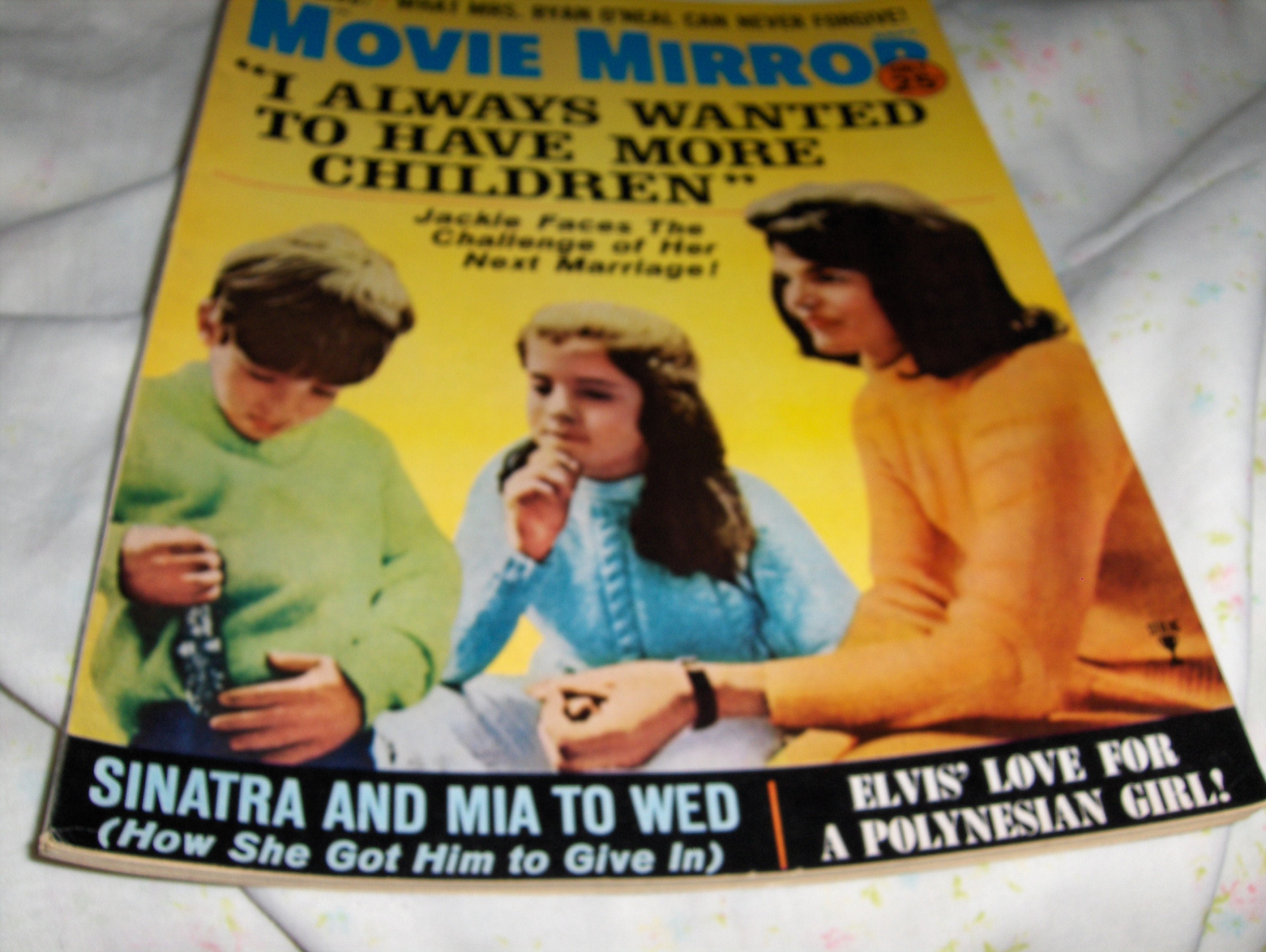 Movie Mirror Magazine September 1966 With Jackie O and Her - Etsy UK