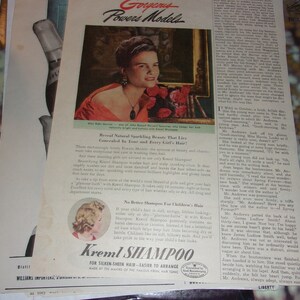 Double-sided Color Vintage Advertisement for the Ford Motor Company and ...