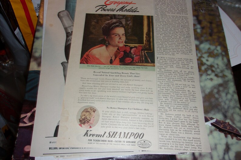 Double-sided Color Vintage Advertisement for the Ford Motor - Etsy