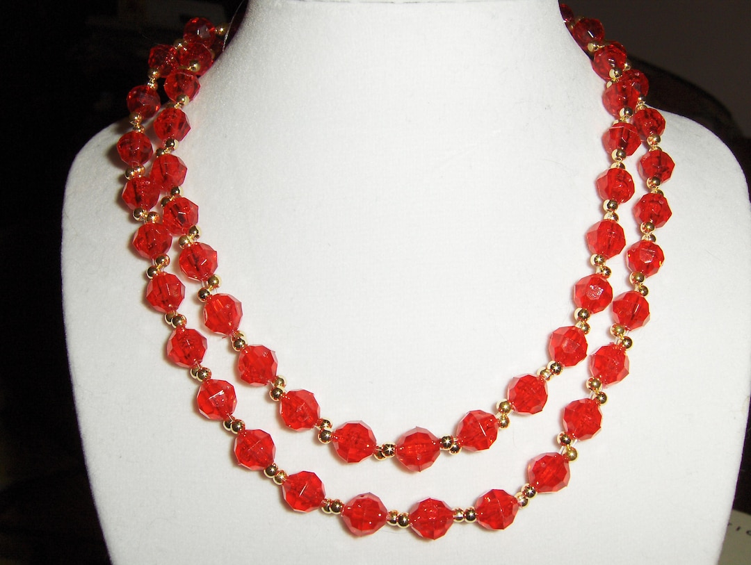 Double Gold Necklaces - Etsy
