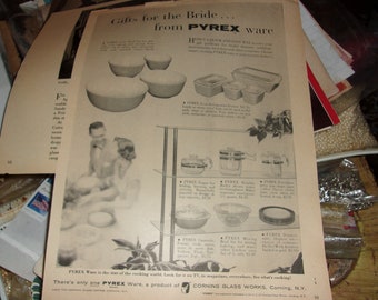 Pyrex Advertisement - Etsy
