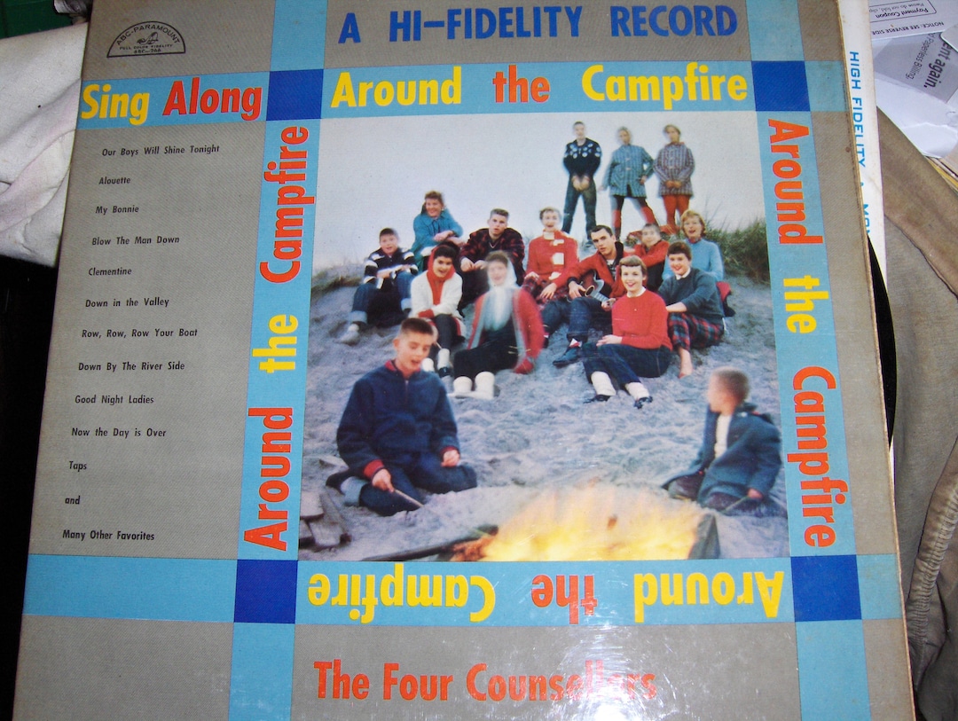 The Counsellors and the Scouts - "sing Along Around the Campfire" - Etsy