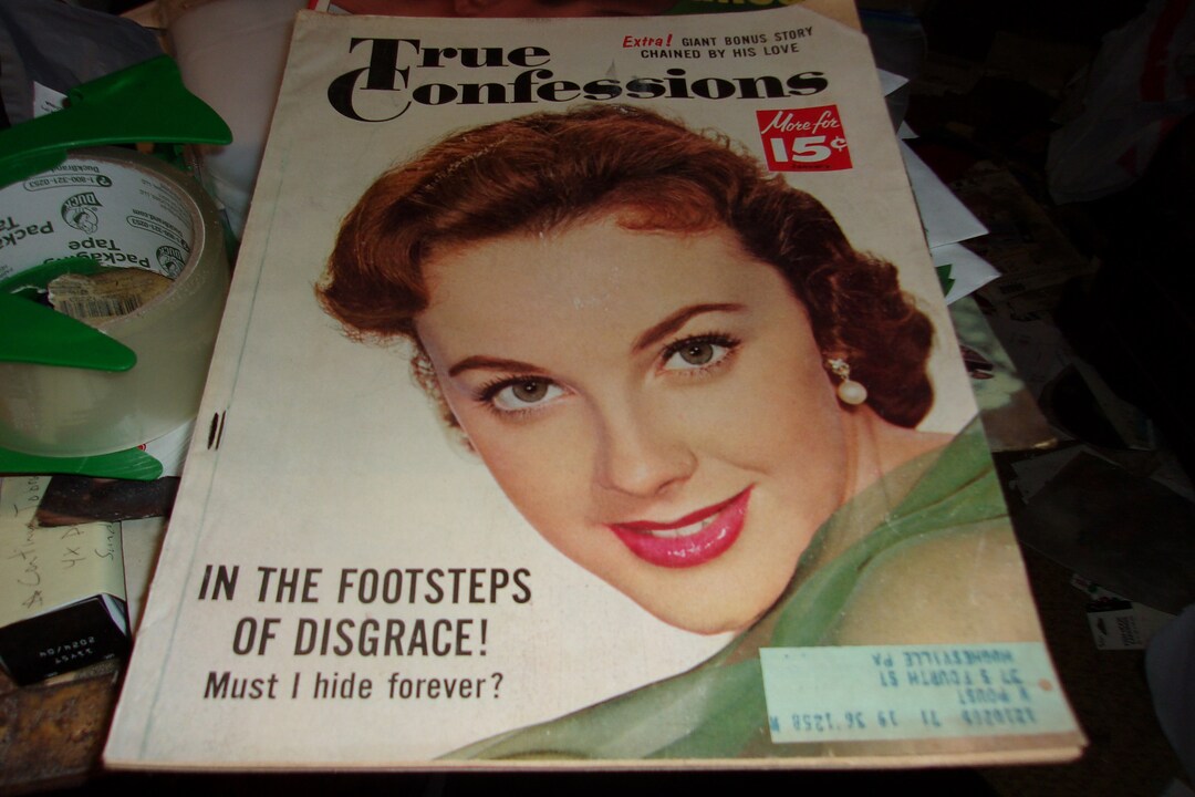 Vintage "true Confessions" Magazine Vol. 65 #414 From January 1957 - Etsy