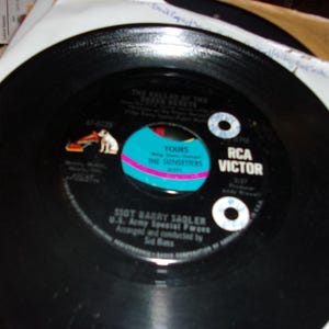 SSGT. Barry Sadler U.S. Army Special Forces the Ballad of the Green ...