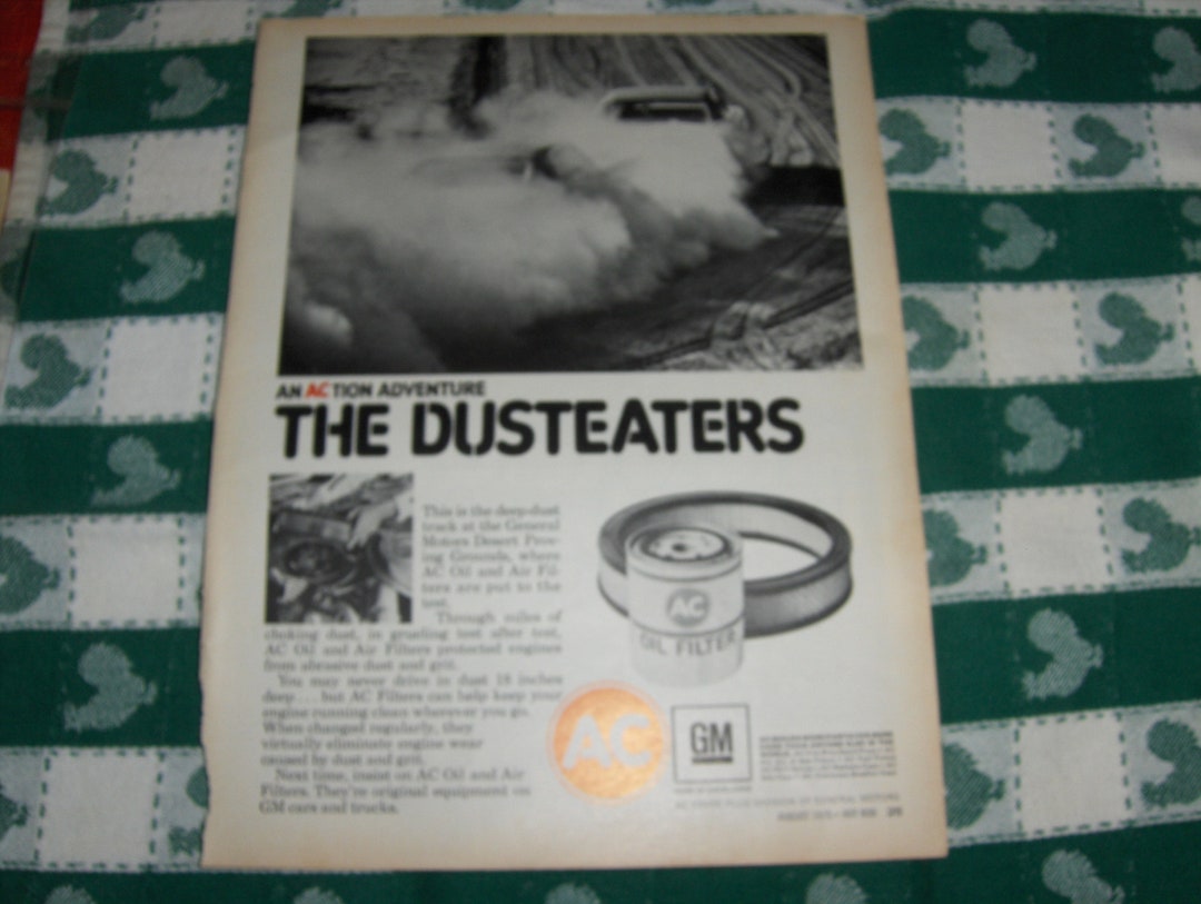 Vintage Advertisement for AC Auto Parts - Etsy