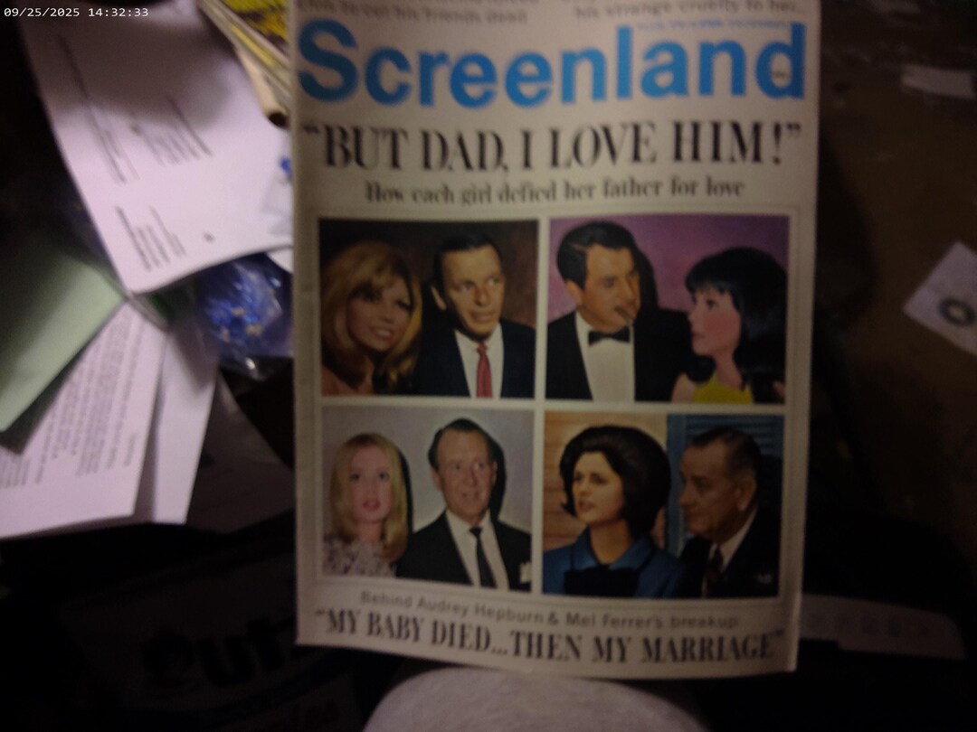 Vintage Screenland Magazine Vol. 67, No 12 With Frank and Nancy Sinatra ...