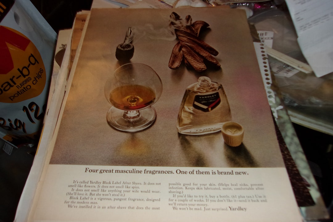 Full Color Vintage Magazine Advertisement for Yardley After Shave and ...