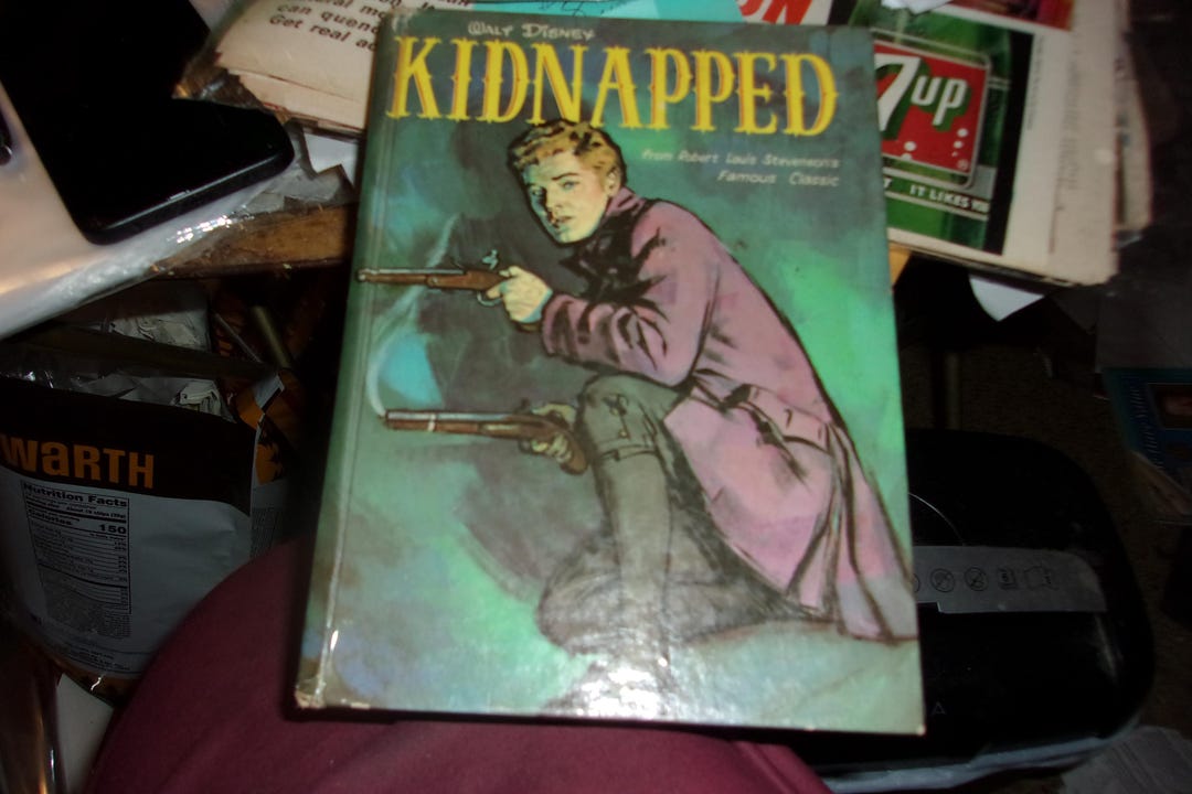 Hard Cover Walt Disney Book "kidnapped" - Etsy