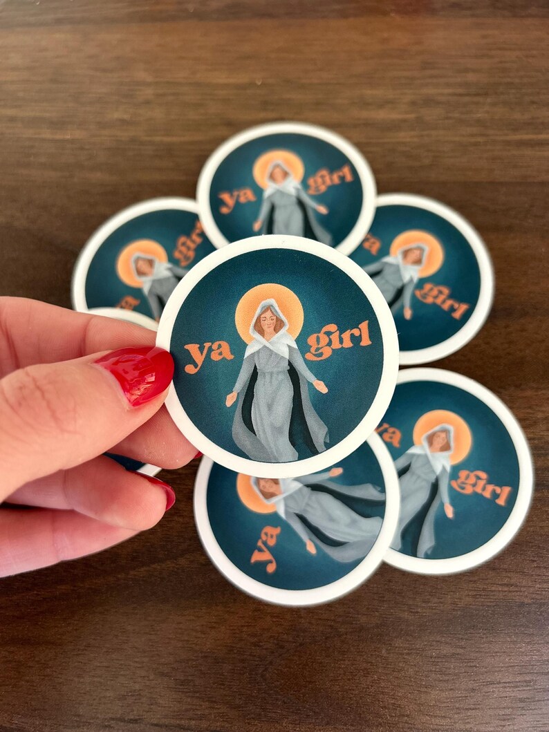 Our Lady Sticker | Virgin Mary Sticker | Catholic Sticker | Gifts for ...