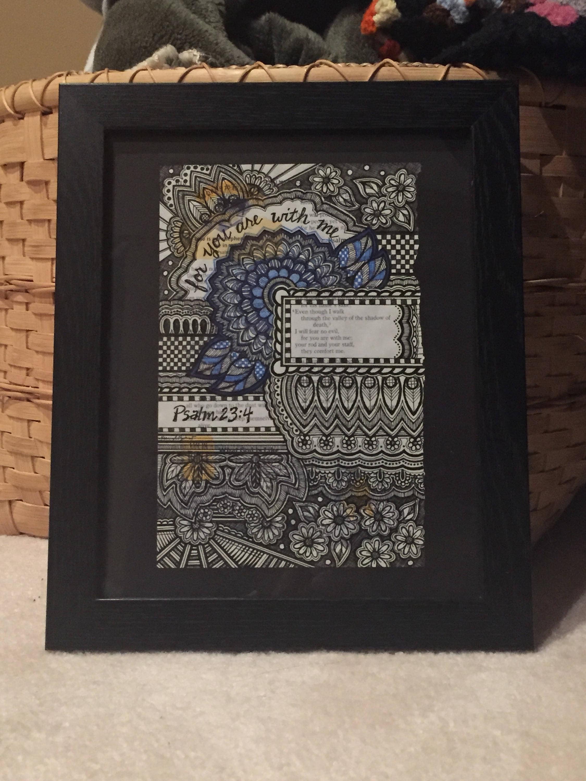 Custom Order Bible Art - FULL PAGE - Etsy