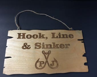 Hook Line and Sinker - Etsy