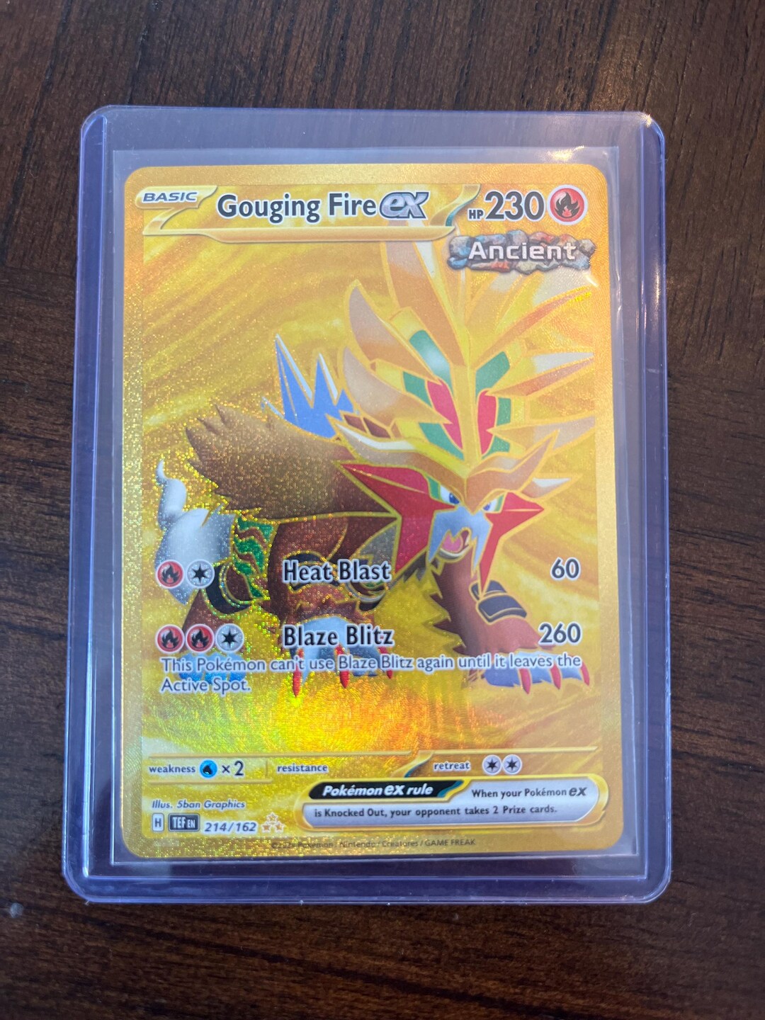 Hyper Rare Gouging Fire Ex Temporal Forces - Etsy