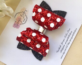 Mickey Mouse Bow | Etsy