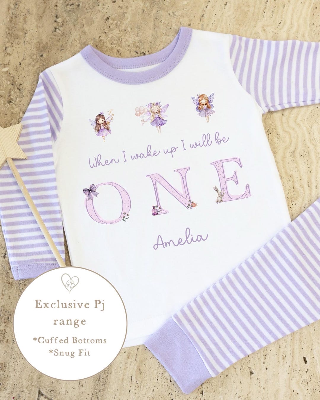 Fairy Birthday Pyjamas | Girls Fairy First Birthday Pjs | When I Wake ...