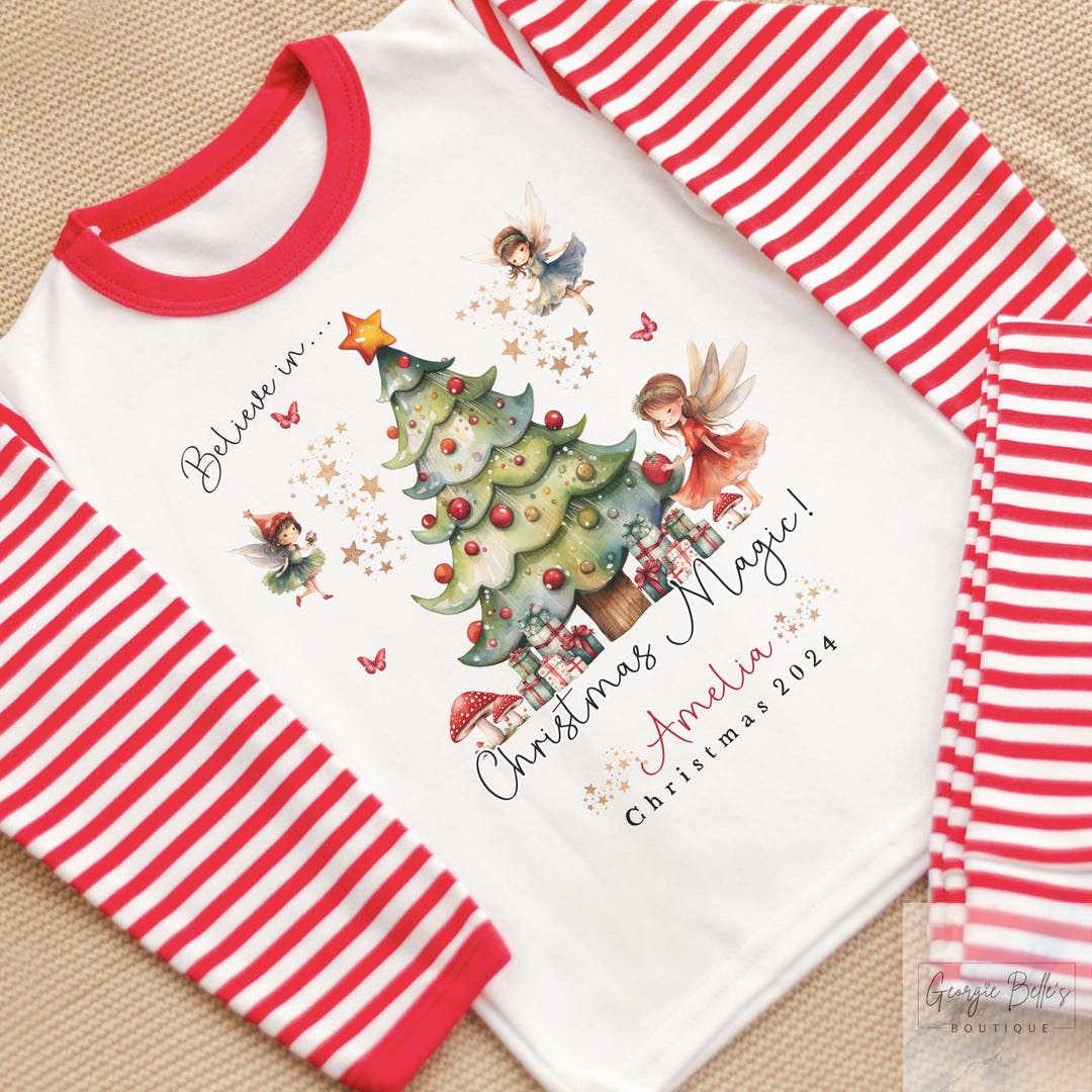 Personalised Christmas Pyjamas, Christmas Pjs, Matching Xmas Pjs ...