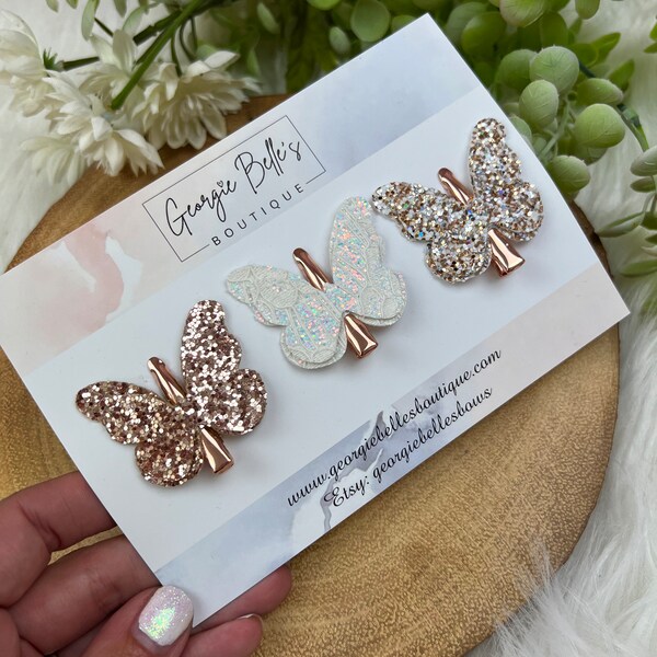 Rose Gold Hair Clips - Etsy UK