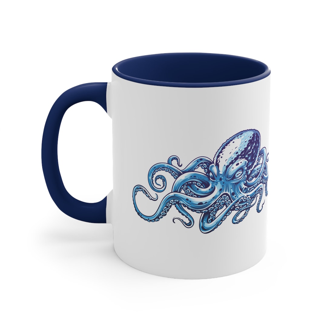 Whimsical Octopus Slap Mug Funny Gift for Witty Personalities 11 Oz - Etsy