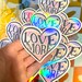 Heartbreaker Club Ticket Stub | Cute Trendy Holographic Sticker | Water ...