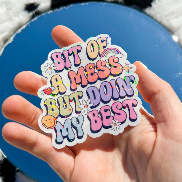 Bit of a Mess but Doing My Best Png - Etsy