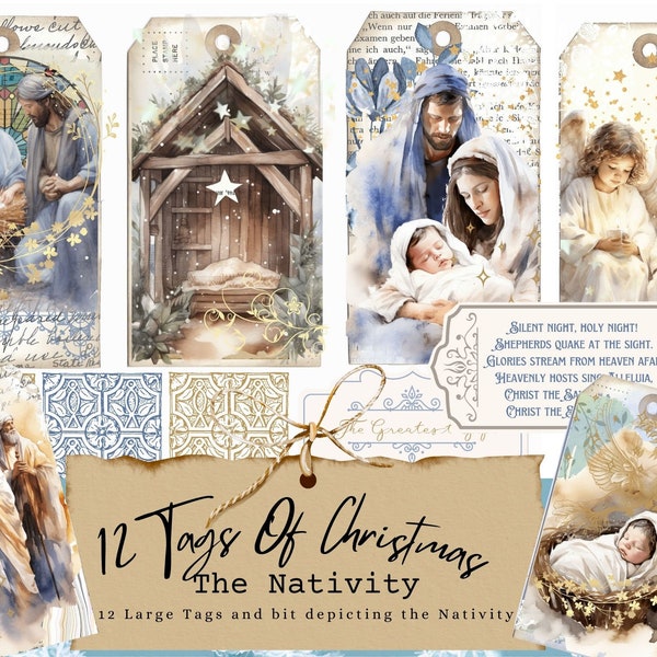 Nativity Cards - Etsy