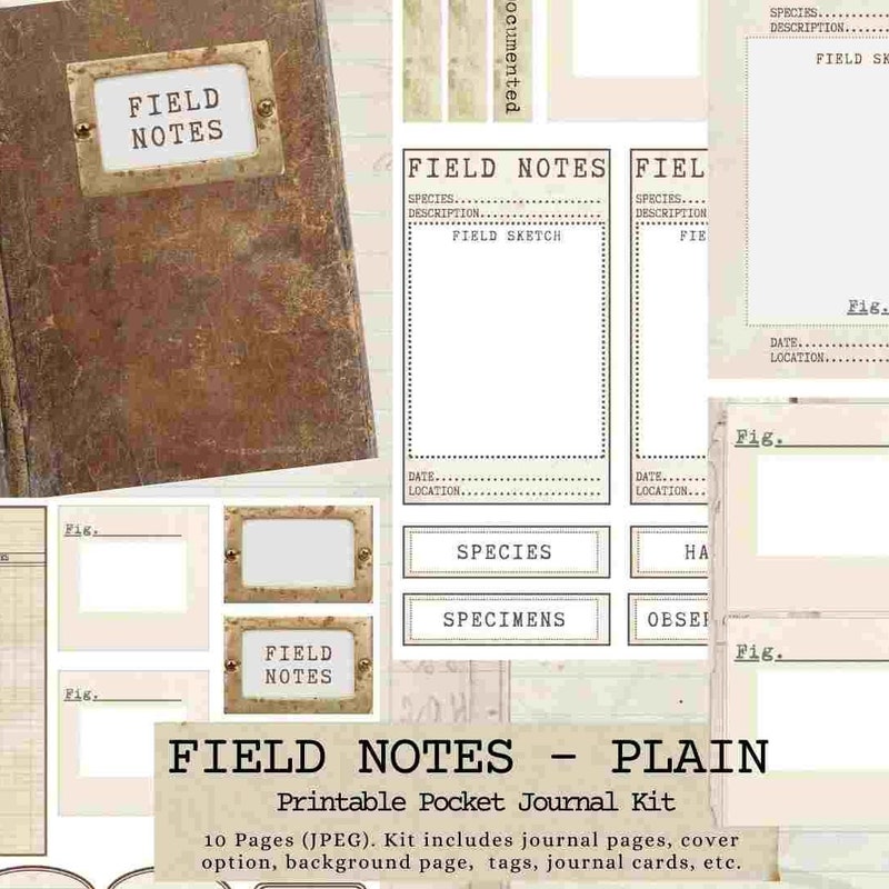 Field Notes Cover - Etsy