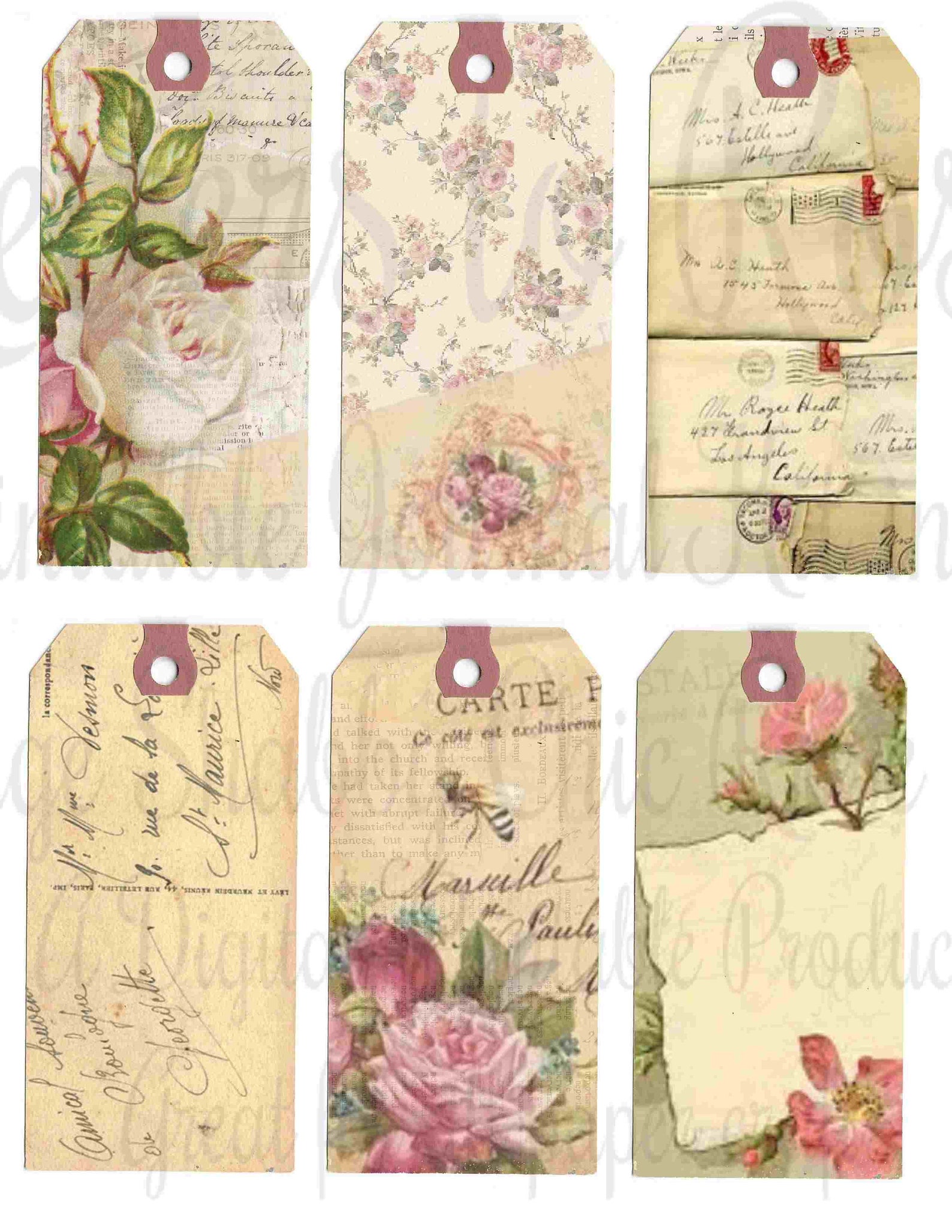 Letters to Rose Shabby Chic Rose Love Letters Rose - Etsy
