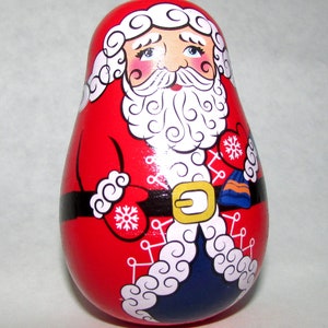 Roly-poly Weeble Dolls Trio Set: Santa the Snow Maiden - Etsy