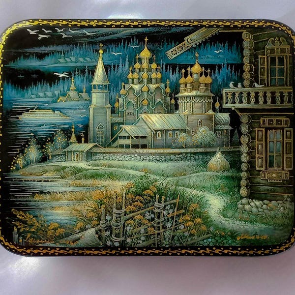 Russian Lacquer Box - Etsy