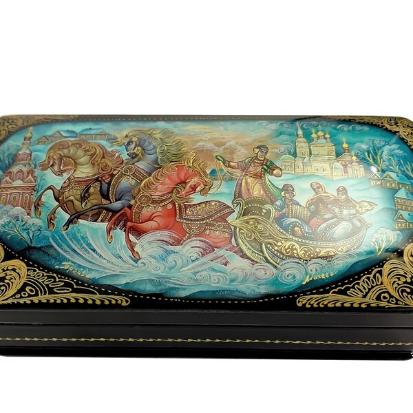 Russian Lacquer Boxes - Etsy