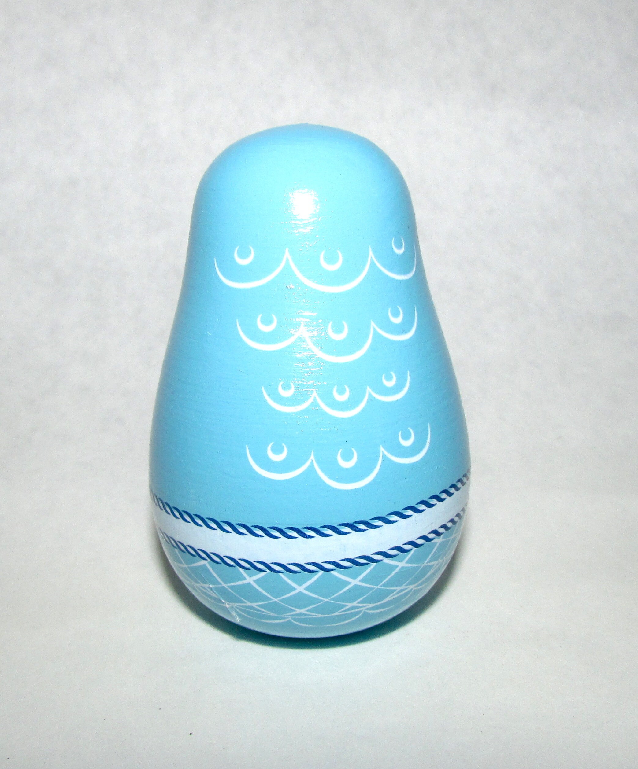 Roly-poly Weeble Doll: the Snow Maiden or Snegurochka - Etsy