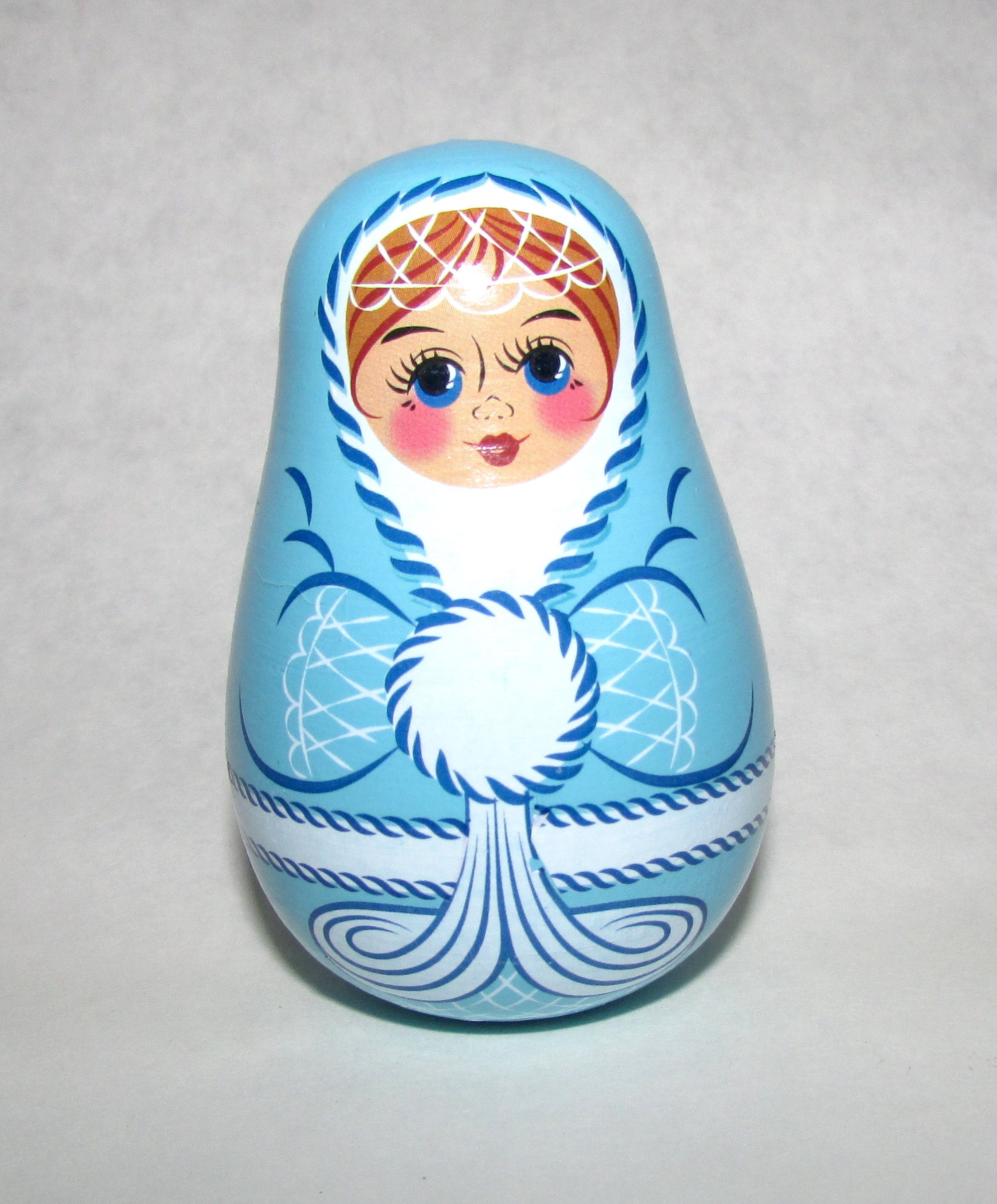 Roly-poly Weeble Dolls Trio Set: Santa the Snow Maiden - Etsy