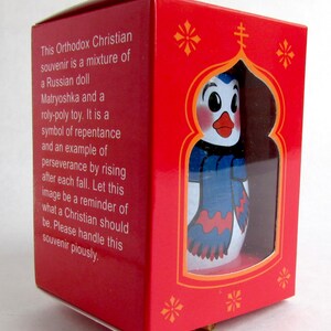 Roly-poly Weeble Dolls Set: Owl and the North Pole Penguin - Etsy