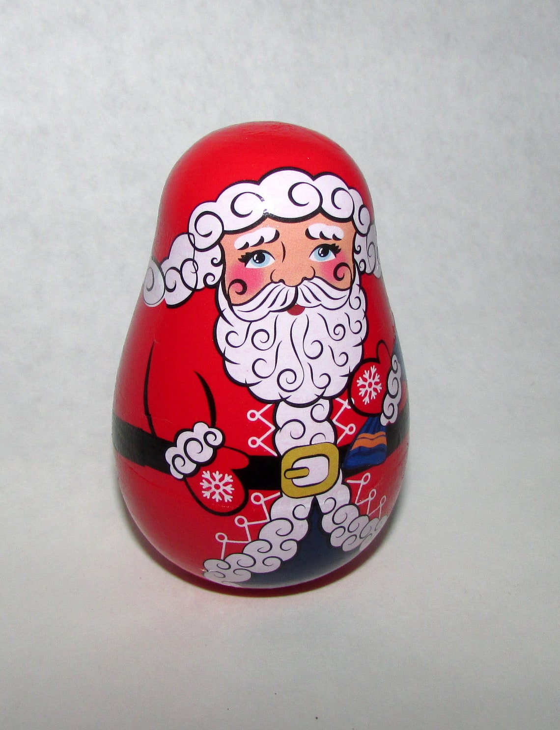 Roly-poly Weeble Doll: Santa Claus - Etsy
