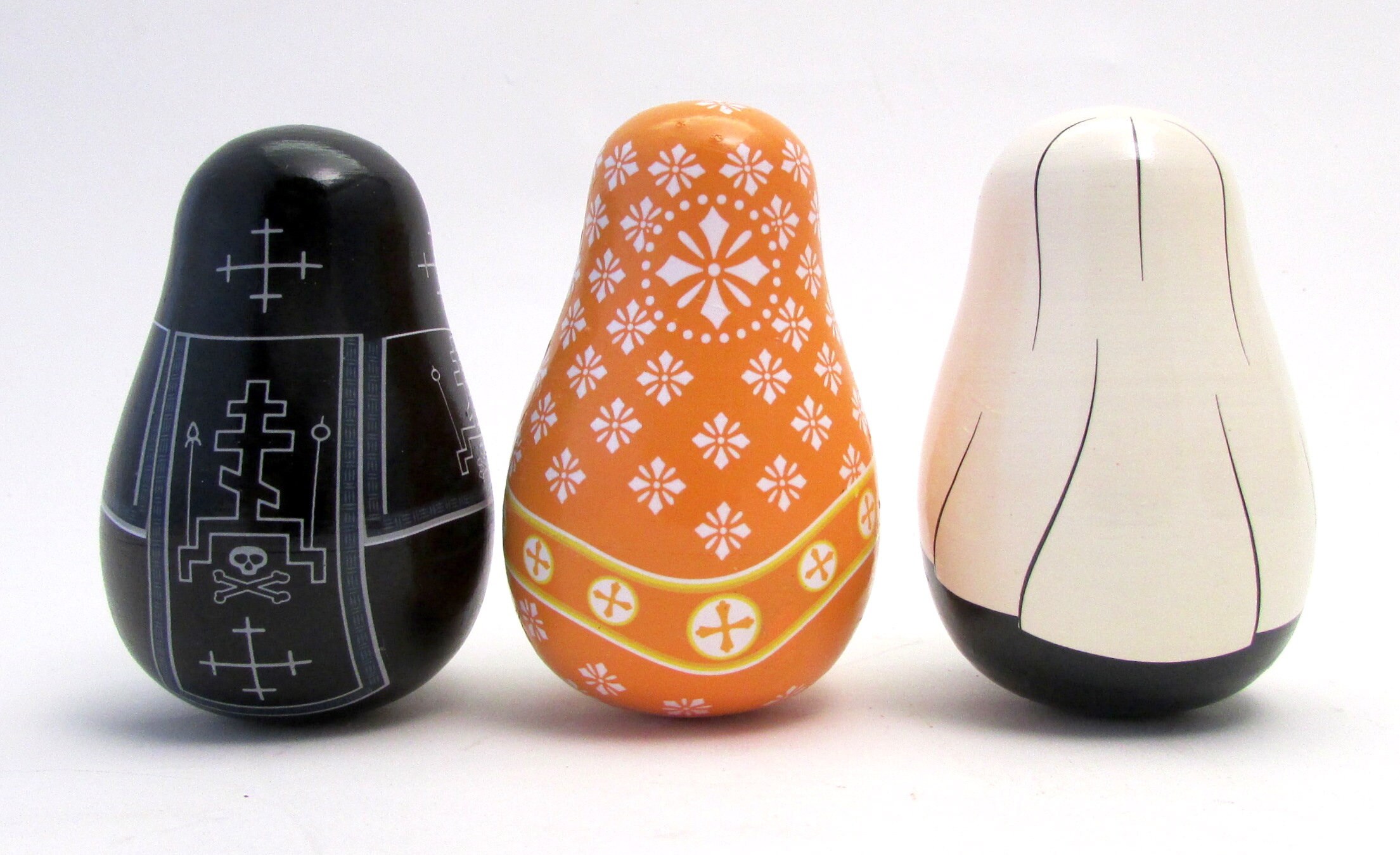 Roly-poly Weeble Dolls Trio Set: Priest, Nun, and Schemamonk - Etsy