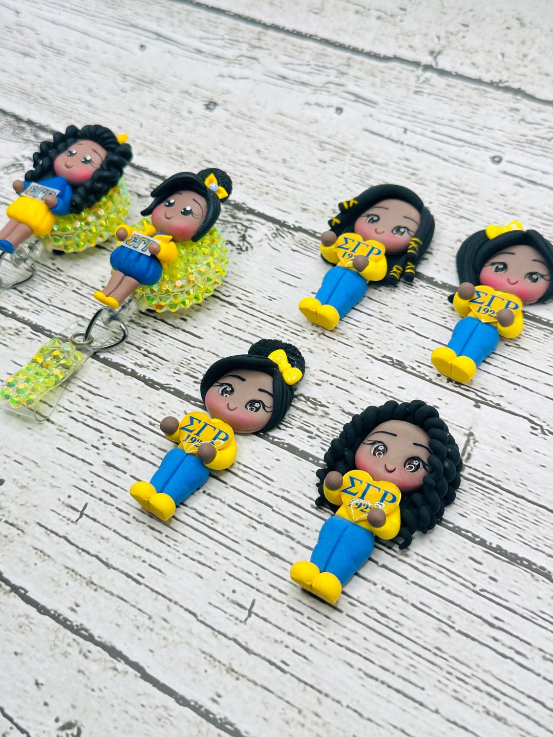 Sigma Gamma Rho-sorority-blue-badge Buddy Holder-badge Reel-student ID ...