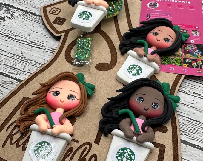 Coffee Girlies-caffeine- Mother Baby Labor Delivery Badge Reel- ID ...