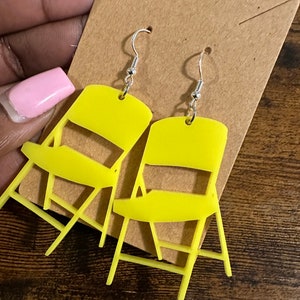 Custom Folding Chair Earrings // Alabama Chair // Montgomery/for the ...