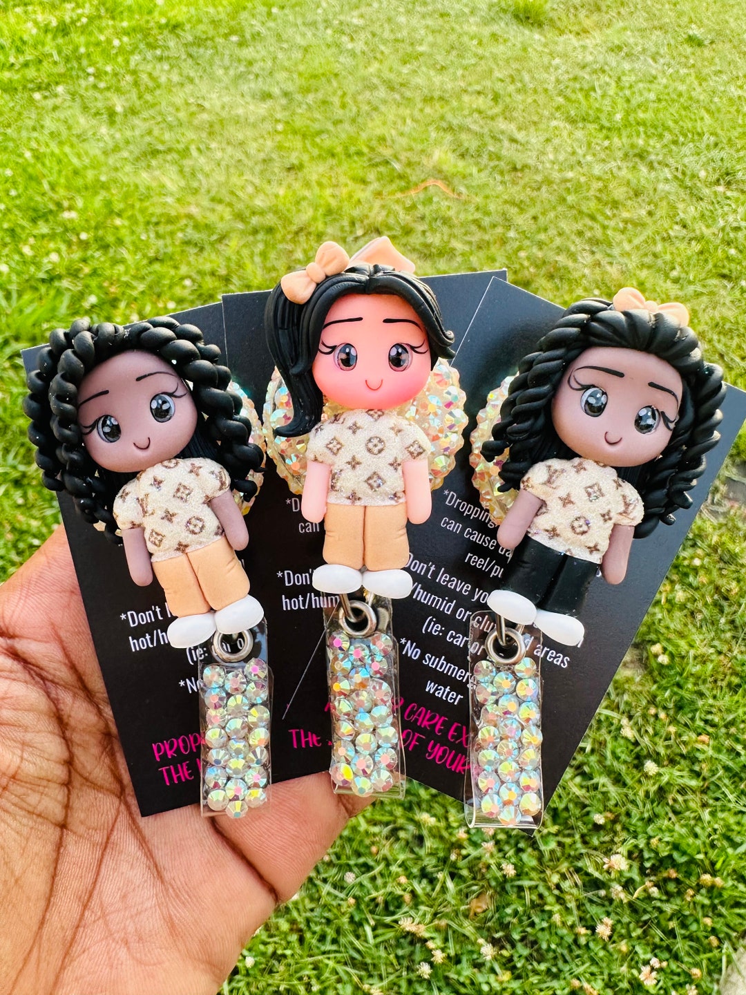 Boujee Badge Buddy Holder-badge Reel-nurse'-phlembotomist-pharmacist ...