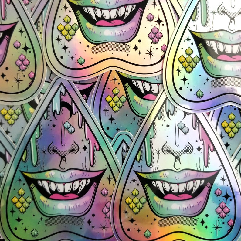 Vampire Sticker, Mermaid Sticker, Water Flask Sticker, Esoteric ...