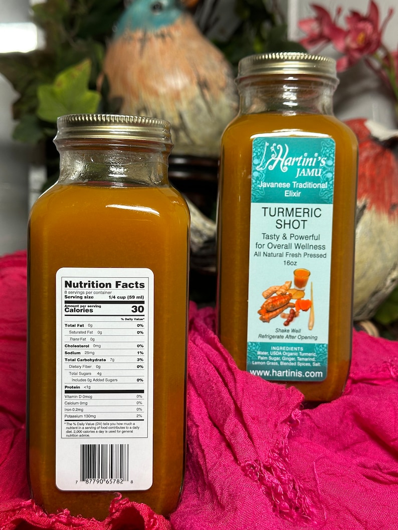 Turmeric, Ginger Shot/elixir - Etsy