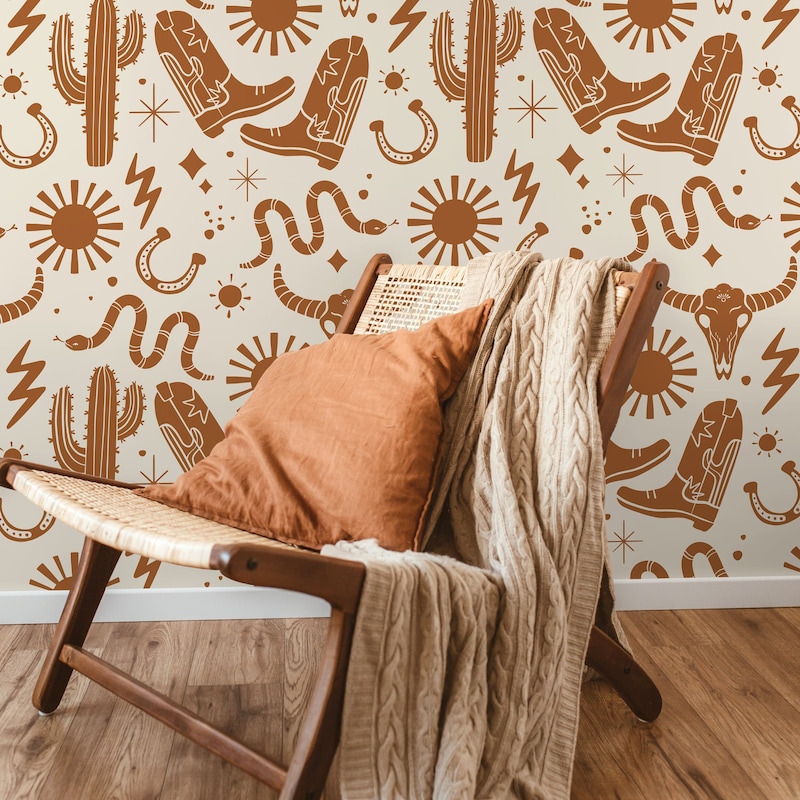 Southwestern Wallpaper - Etsy