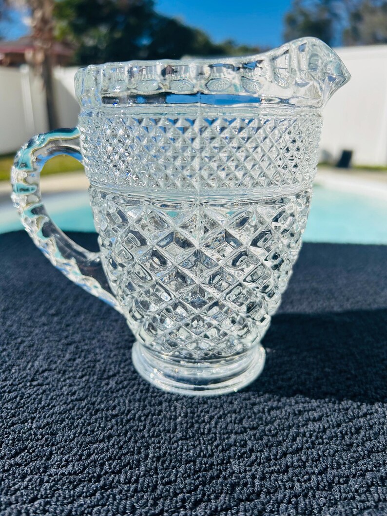 Anchor Hocking Wexford Pattern Cocktail Water Pitcher, 1960s - Etsy